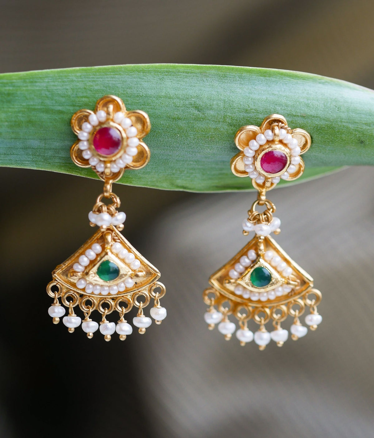 Vedika Antique 22K Gold Necklace Set - R Narayan Jewellers | R Narayan ...